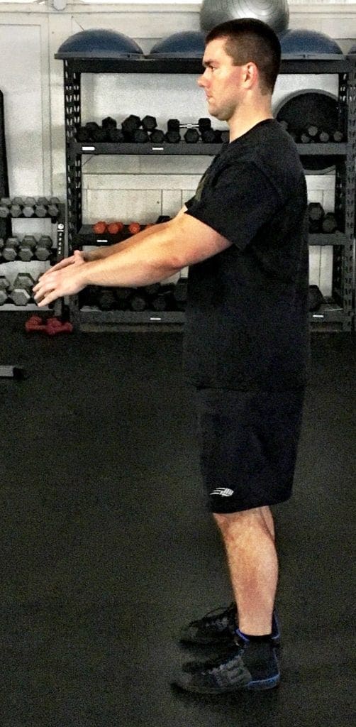 Standing Prone Cobra Core Exercise - Modified | Mathias Method Strength